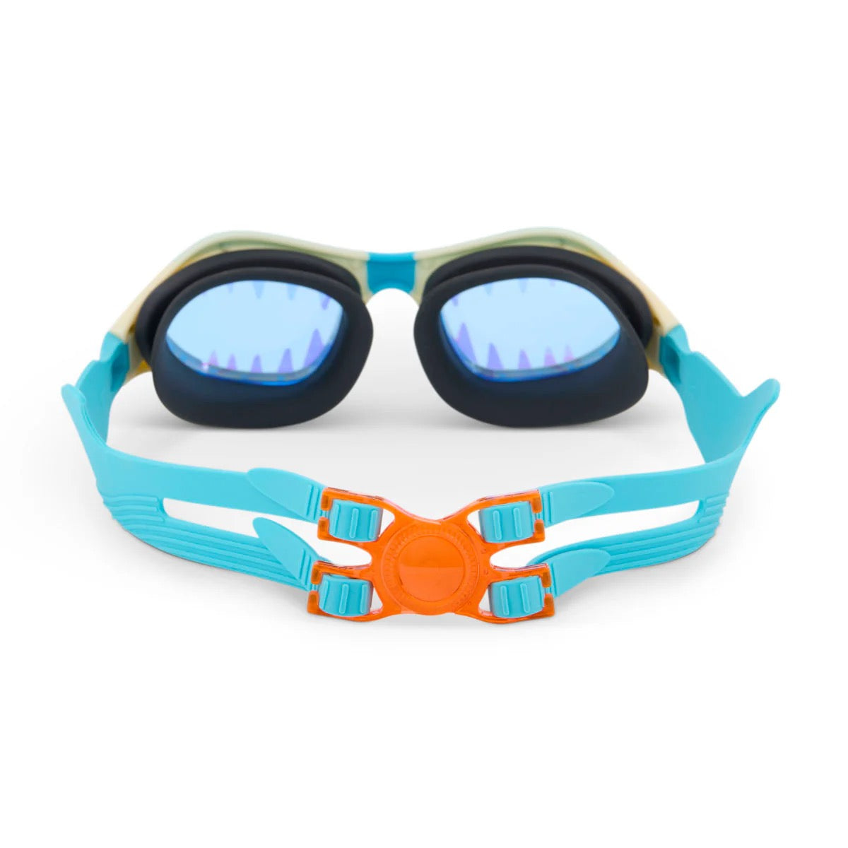 Shark Tooth White Megamouth Kids' Swim Goggles | The Little Lane Shop