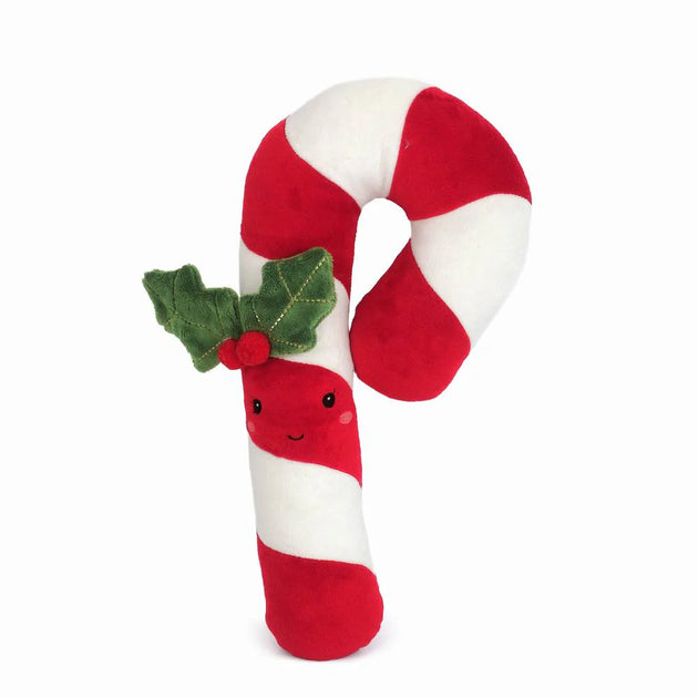 Red Plush Candy Cane | The Little Lane Shop